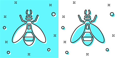 녹색과 흰색 배경에 격리 된 검은 줄 꿀벌 아이콘 달콤한 천연 식품 날개 기호가있는 꿀벌 또는 Apis 비행 곤충 임의동적 모양 벡터 가능성에 대한 스톡 벡터 아트 및 기타