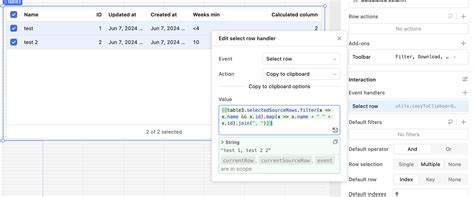 Copying Only Selected Rows And Certain Columns 💬 App Building Retool Forum