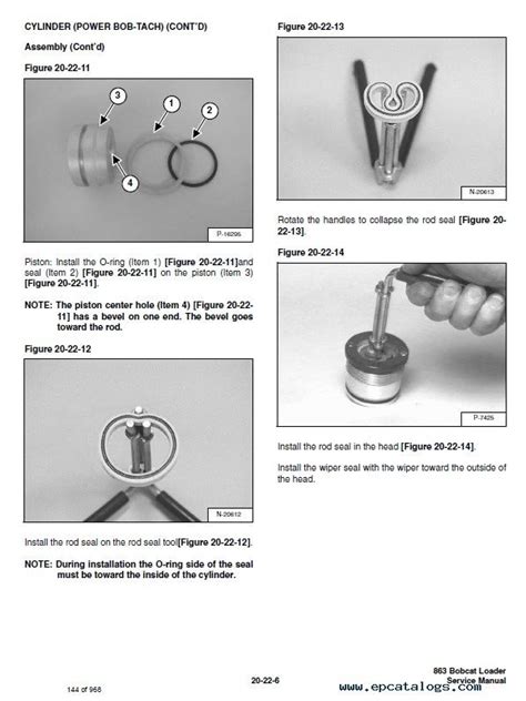 Bobcat 863 863HF Turbo Skid Steer Loaders Service Manual