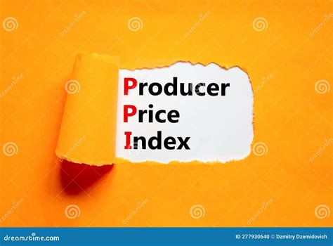 Ppi Producer Price Index Symbol Concept Words Ppi Producer Price Index On White Paper