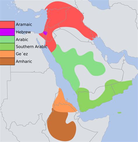 Mapping Semitic Languages