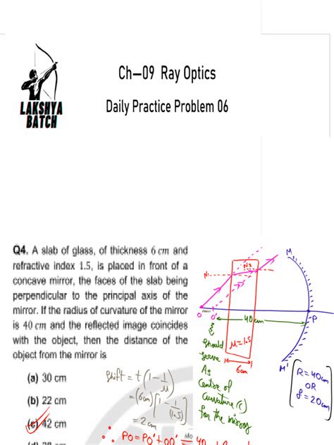 Ray Optics Lecture 17 Physicswallahlakshyavideos Physicswallahlakshyavideos Pdf