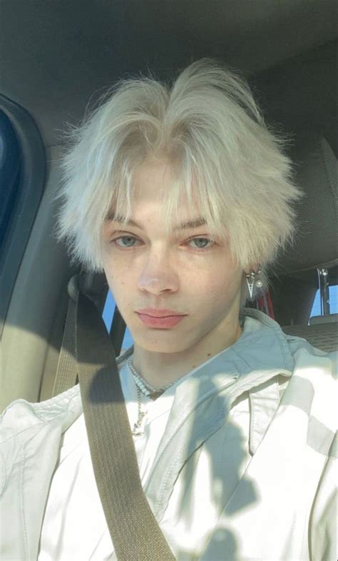Pin By Amy On Side Characters In 2024 Blonde Hair Boy White Hair Men Boys Long Hairstyles