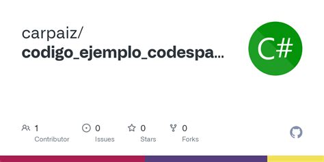GitHub Carpaiz Codigo Ejemplo Codespaces
