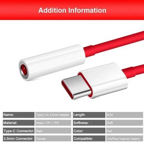 Type C Mm Jack To Audio Adapter At Rs Piece In New Delhi Id
