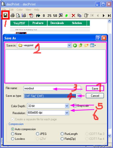 How Can I Create High Quality EMF Files From A Word Document VeryPDF