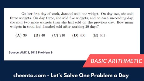 Amc 8 And Mathcounts Problem Resources One Problem A Day Cheenta Academy