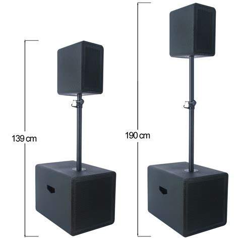 Professional Audio W Pa Speaker Active Subwoofer Sound Box Channel Dsp Function