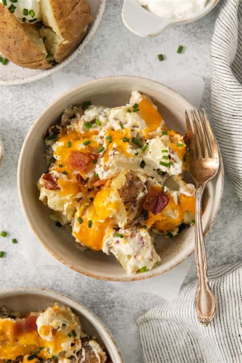 Loaded Baked Potato Casserole The Cheese Knees