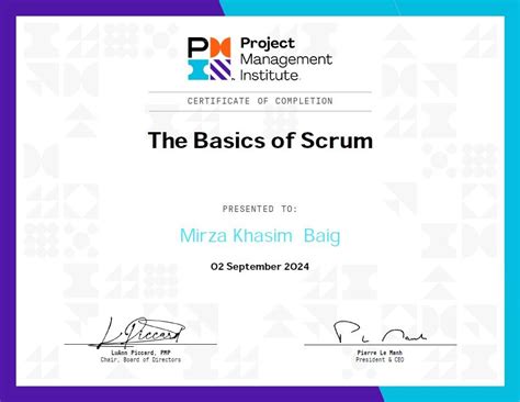 Mirza Khasim Baig On Linkedin Pmi Milestone