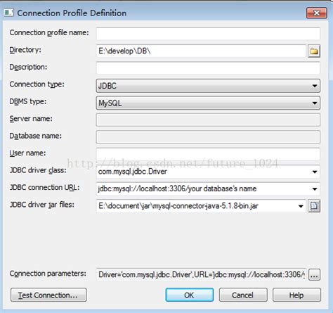 使用powerdesigner的jdbc方式连接数据库 Csdn博客