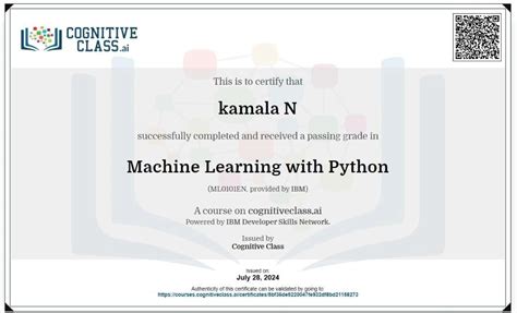 Kamala N On Linkedin Ml Python Cognitiveai Professionalgrowth