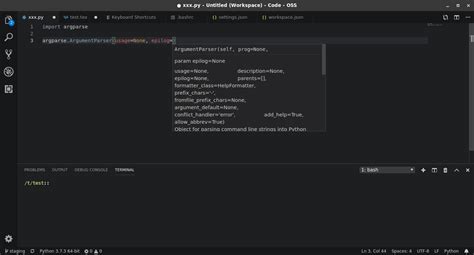 Argument List Is Shown In The Docstring Area Messes Up Parameter Hints · Issue 5610