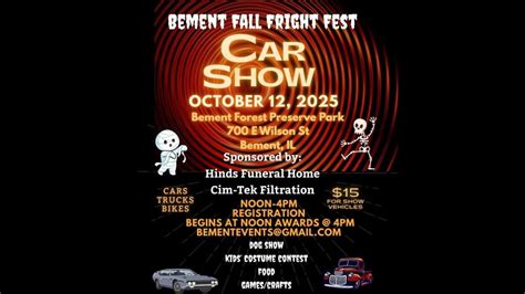 Bement Fall Fright Fest Car Show Bement Il Carcruisefinder