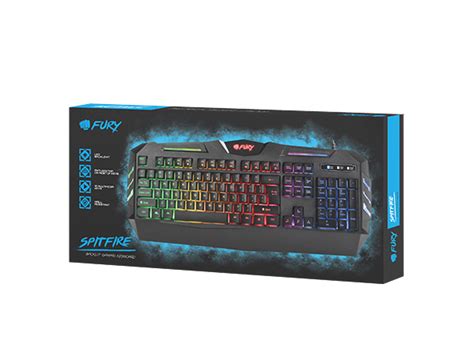 Fury Gaming Keyboard Spitfire Fatal Grips