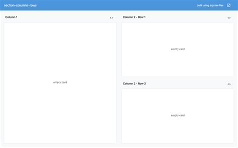 Layouts Jupyter Flex