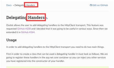 Delegating Handler Exceptions · Issue 438 · Threemammalsocelot · Github