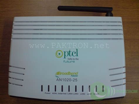 Unboxing Of PTCL Wi Fi Wireless DSL Modem AN1020 25 Paktron Pakistani Technical Blog