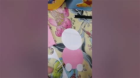 دبدوب صغير من الورق الملون Youtube