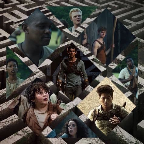 The Maze Runner Thomas Teresa Gally Newt Alby Minho Chuck Fry Pan Ben Zart Clint Jeff