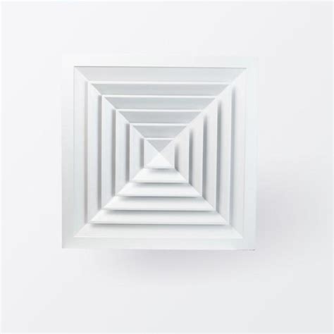 4 Way Ceiling Diffuser Aluminum Return And Supply Square Diffuser Ventech