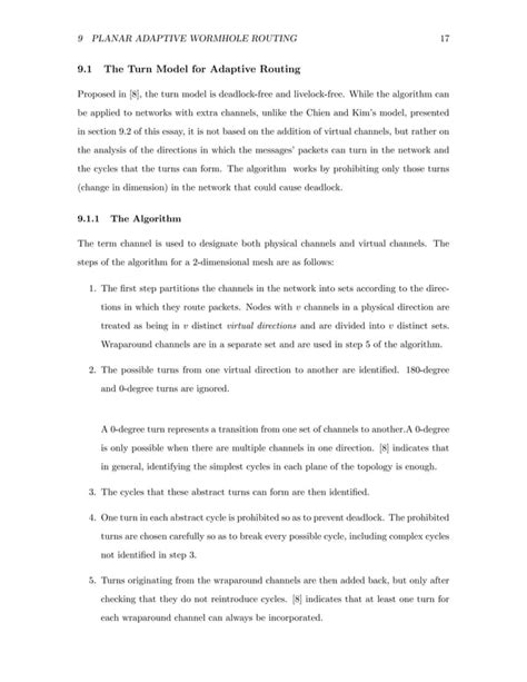 Deadlock Preventive Adaptive Wormhole Routing On K Ary N Cube
