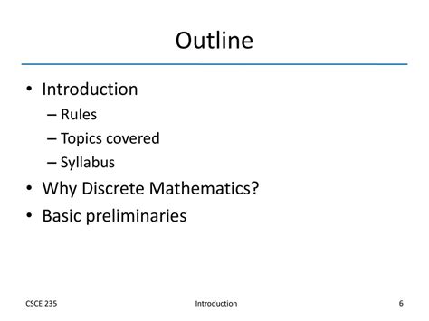 Introduction Csce 235 Introduction To Discrete Structures Ppt Download