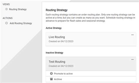 Routing Strategies Kibo Help Center