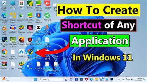 How To Create Shortcut Of Any Application In Windows 11 Youtube