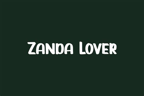 Zanda Lover Fonts Shmonts