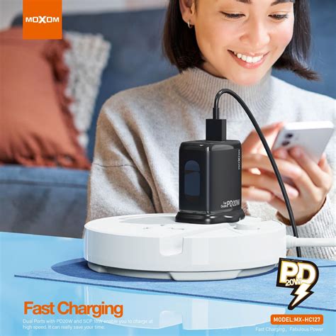Moxom Mx Hc127 Pd 20w Dual Ports Charger Cme Distribution Sdn Bhd