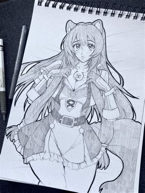 Raphtalia Sketch By Me Rshieldhero