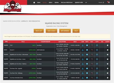 Rent Your MX Bikes Server MyMXB Servers