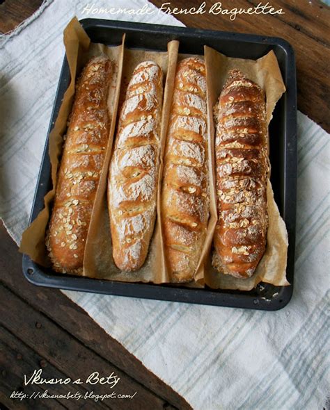 Домашни франзели Homemade French Baguettes