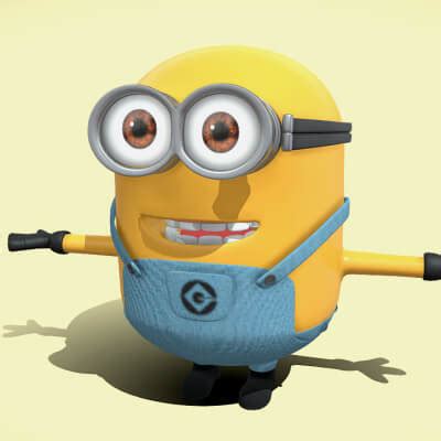 Minions Bob Character D Model By Azinkey