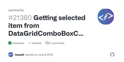 Getting Selected Item From Datagridcomboboxcolumn C Xaml · Community