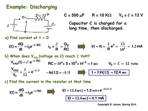 Ppt Kirchhoffs Rules Multi Loop Circuit Examples Rc Circuits Charging A Capacitor Powerpoint