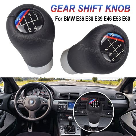 5 6 Speed Gear Shift Knob For Bmw 1 3 5 6 Series E30 E36 E39 E46 E60 E87 E90 E91 E92 Manual Gear