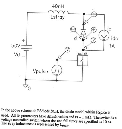 Solved Describe The Diode Switching Characteristics And