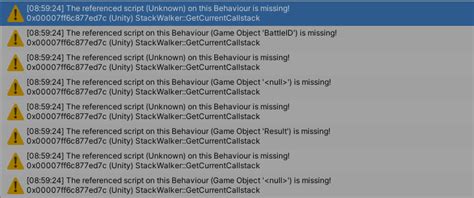 Getting The Referenced Script Unknown On This Behaviour Is Missing