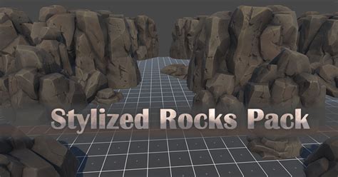 Stylized Generic Rocks Pack 3d Environments Unity Asset Store