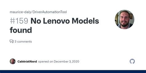 No Lenovo Models Found · Issue 159 · Maurice Daly Driverautomationtool · Github