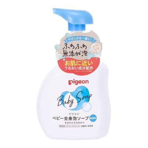 【無國界母嬰專區】日本 貝親 Pigeon 水蜜桃 桃葉 保濕 嬰兒 泡沫 慕斯 沐浴乳 兒童 幼兒 新生兒 蝦皮購物