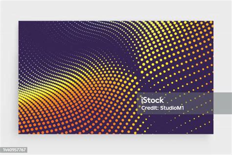 단단한 원 점의 페이딩 패턴 물결 모양의 점선 배경 입자가있는 3d 벡터 일러스트 레이 션 점 연결하기에 대한 스톡 벡터 아트 및 기타 이미지 Istock
