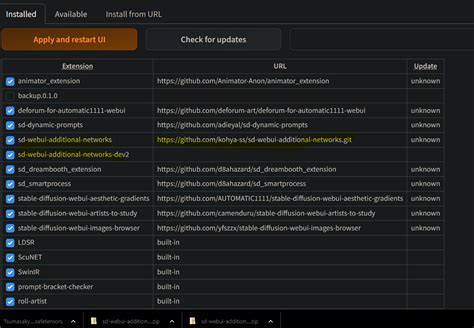 Additional Networks Option Isnt Visible · Issue 55 · Kohya Sssd