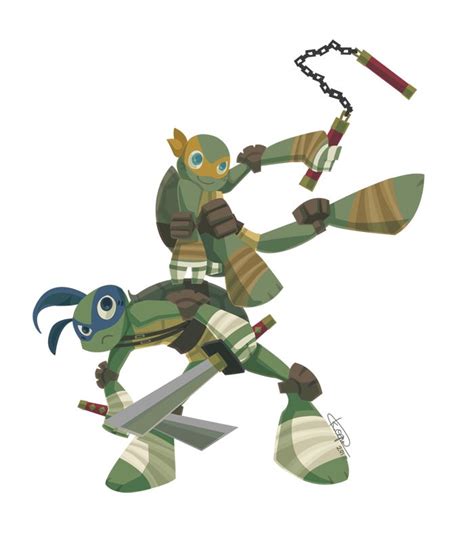 Mikey Leo By Ogakyou On Deviantart Teenage Mutant Ninja Turtles Artwork Teenage Ninja