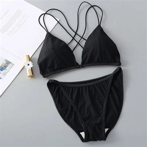 Одноцветный женский бюстгальтер модный бесшовный комплект нижнего белья бюстгальтер и трусики