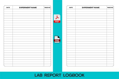 Lab Report Logbook Graphic By Imran178358 Creative Fabrica