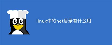 linux中的net目錄有什麼用 linux中的net目錄有什麼作用 linux運維 php中文網