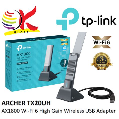 Tp Link Archer Tx Uh Ax Wi Fi High Gain Dual Band Wireless Usb Adapter With Lower Latency